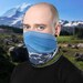 Mount Rainier Mountain Hiking Adventure Full Face Mask Neck Gaiter ...