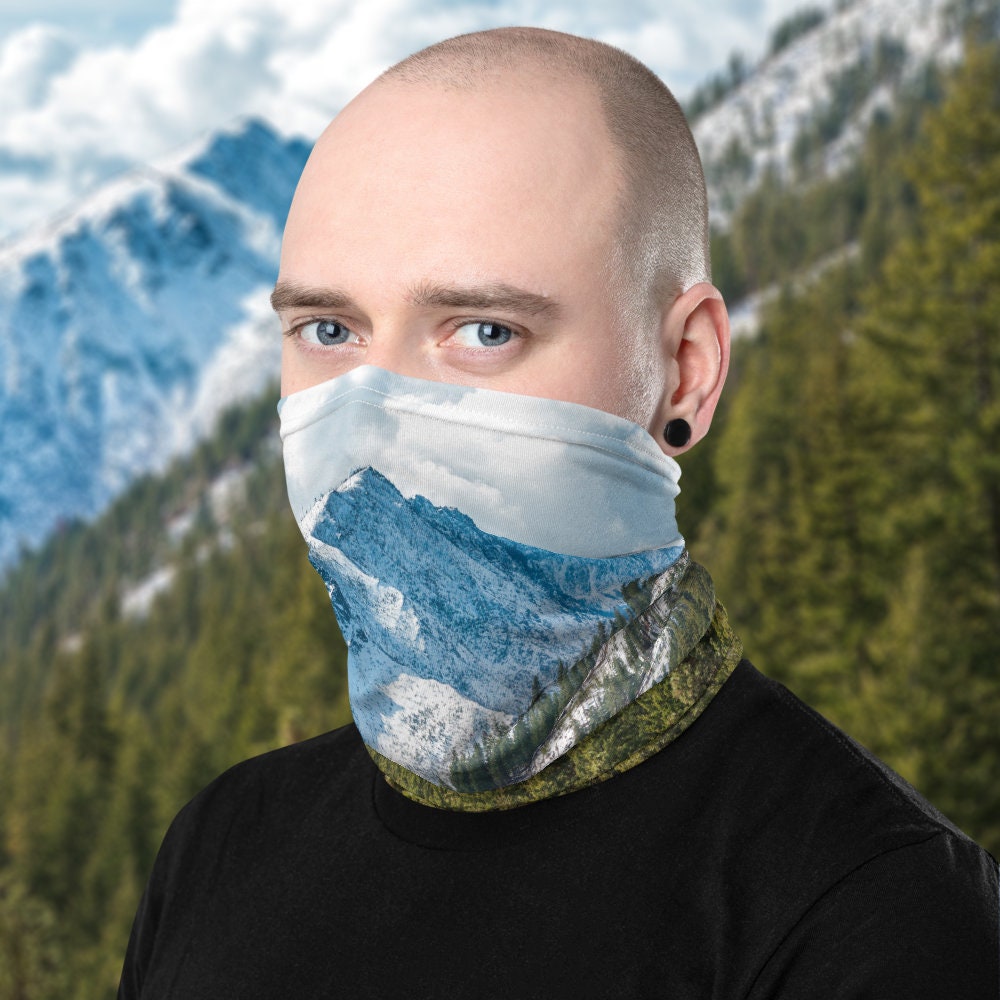 Mountain Hiking Adventure Full Face Mask Neck Gaiter Balaclava Bandana ...