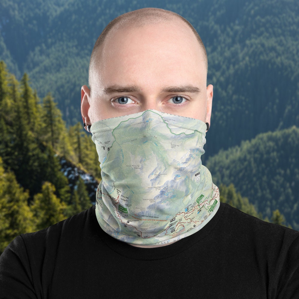 Rocky Mountain National Park Colorado Map Trail Map Mountain Hiking ...