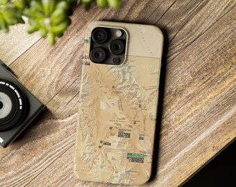 Topographic Trail Map Mountain Hiking Adventure Premium Tough Wireless ...