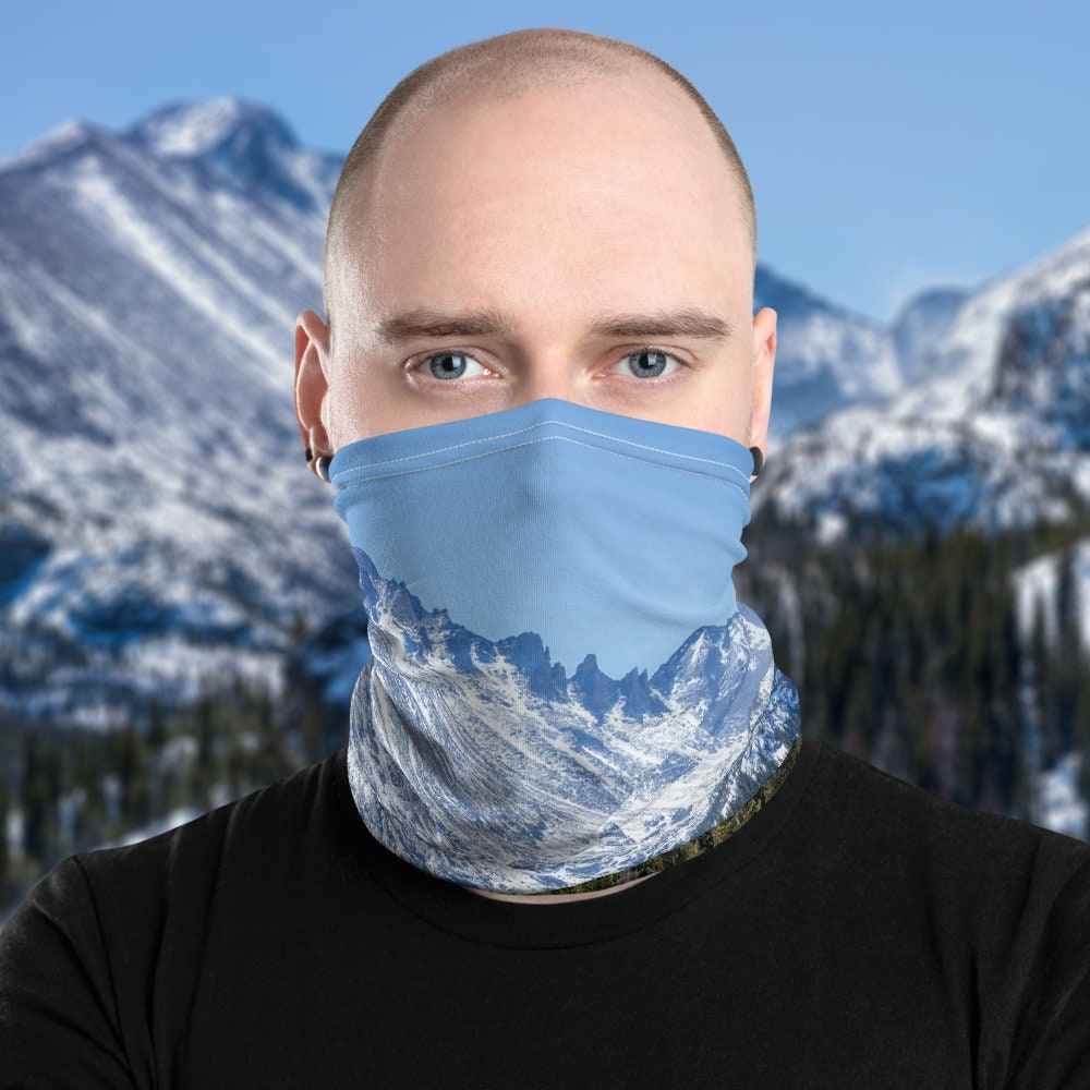 Rocky Mountain National Park Mountain Hiking Adventure Full Face Mask ...