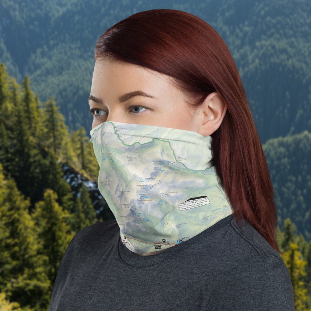 Rocky Mountain National Park Colorado Map Trail Map Mountain Hiking ...