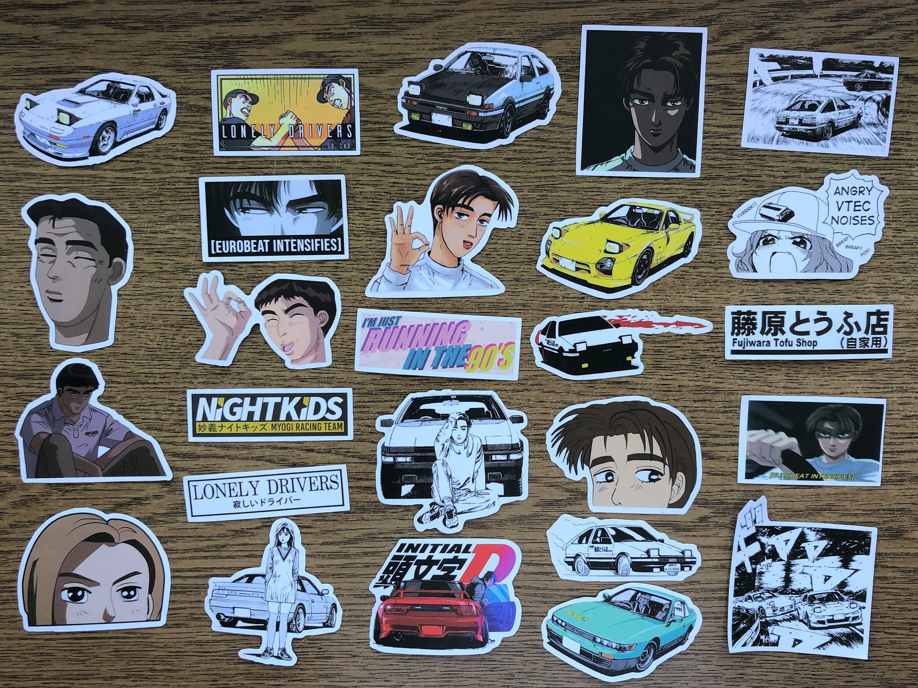 Initial D Stickers vinyl | Etsy