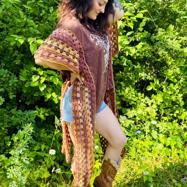 Upcycle Poncho Shirt - Etsy