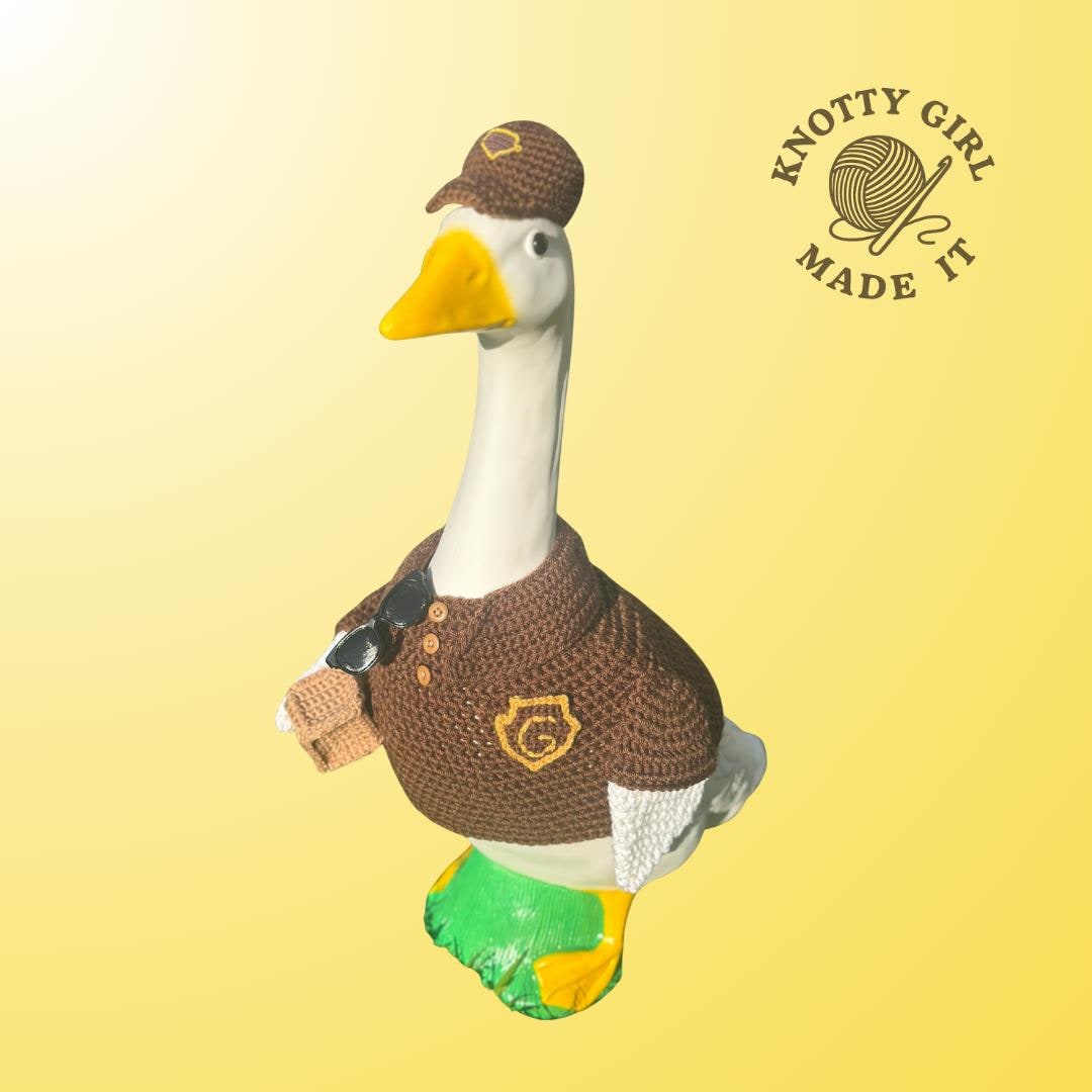 UPS Inspired Delivery Driver Porch Goose Outfit Crochet Pattern PDF ...