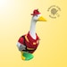 Firefighter Porch Goose Outfit Crochet Pattern PDF Instant Download - Etsy
