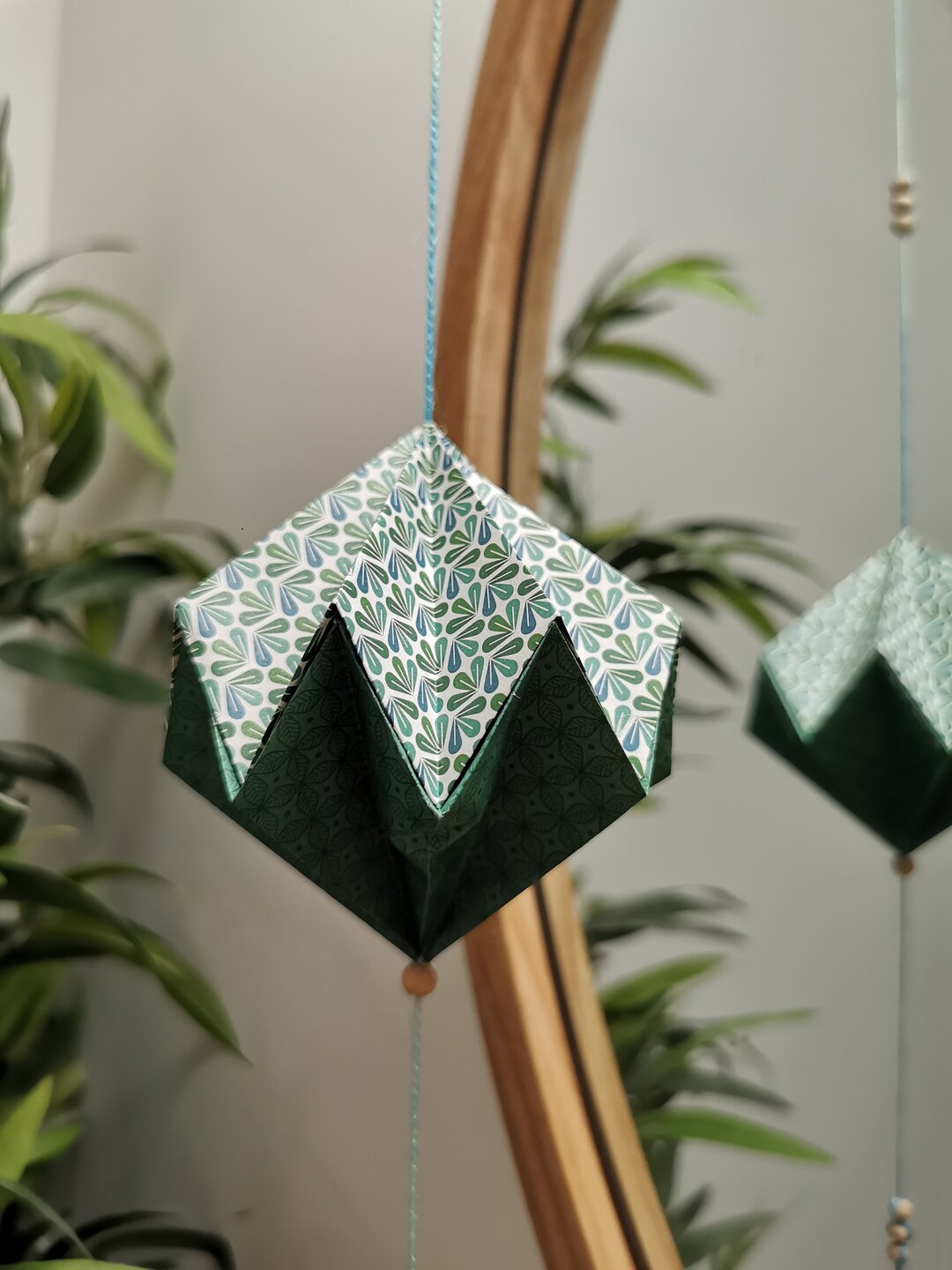 Plant Garland, Diamond Garland, Zen Decoration, Leaf Decoration - Etsy