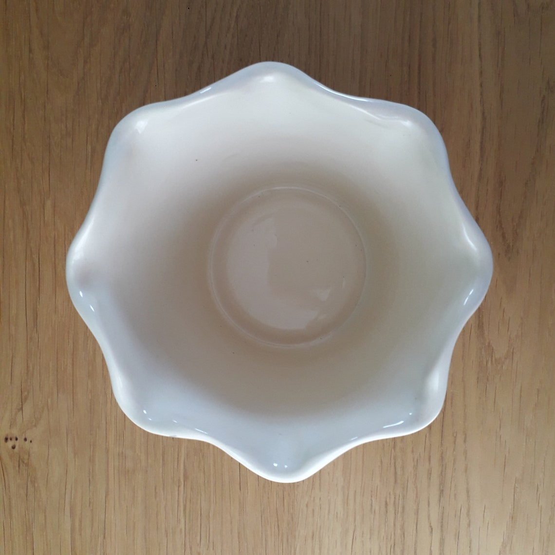 Welsh Dragon Pottery Rhayader Ceramic Planter Fluted Edge Made | Etsy