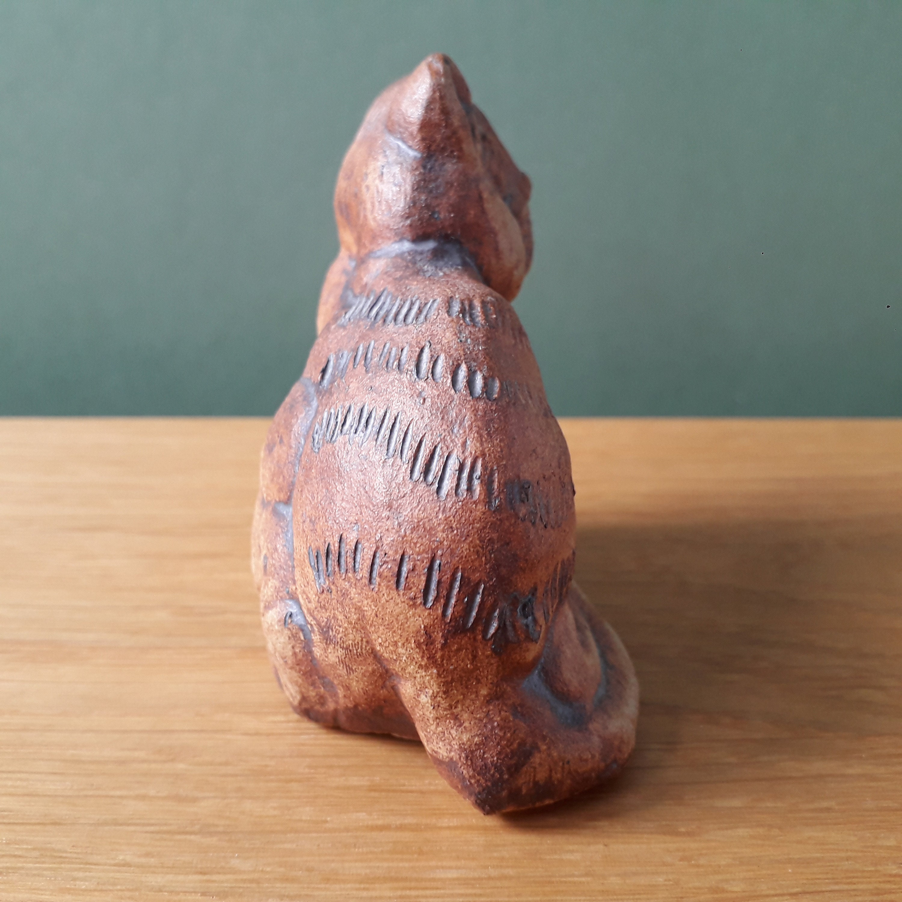 Quantock Pottery Cat, Somerset Pottery, Studio Pottery Cat, Rustic Cat ...