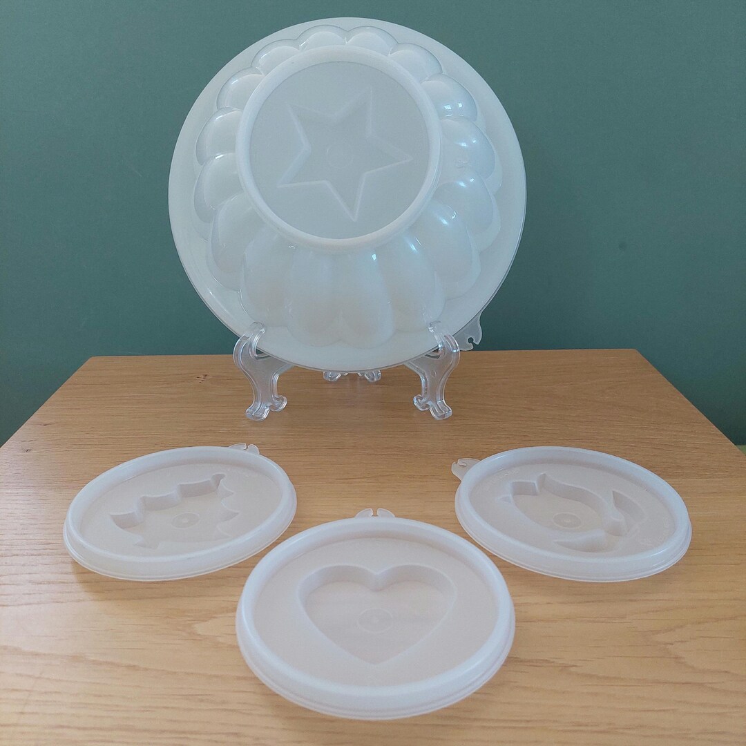 Tupperware Jelly Set, Vintage Tupperware Jelly Making Kit, Plastic ...