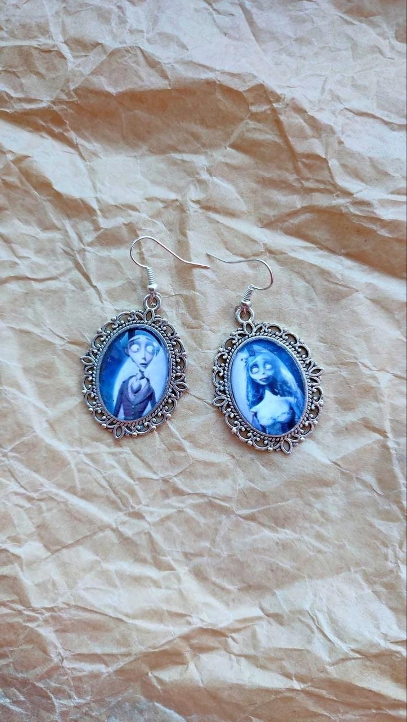 The Corpse Bride Necklace, Corpse Bride Earrings, Emily Earrings ...