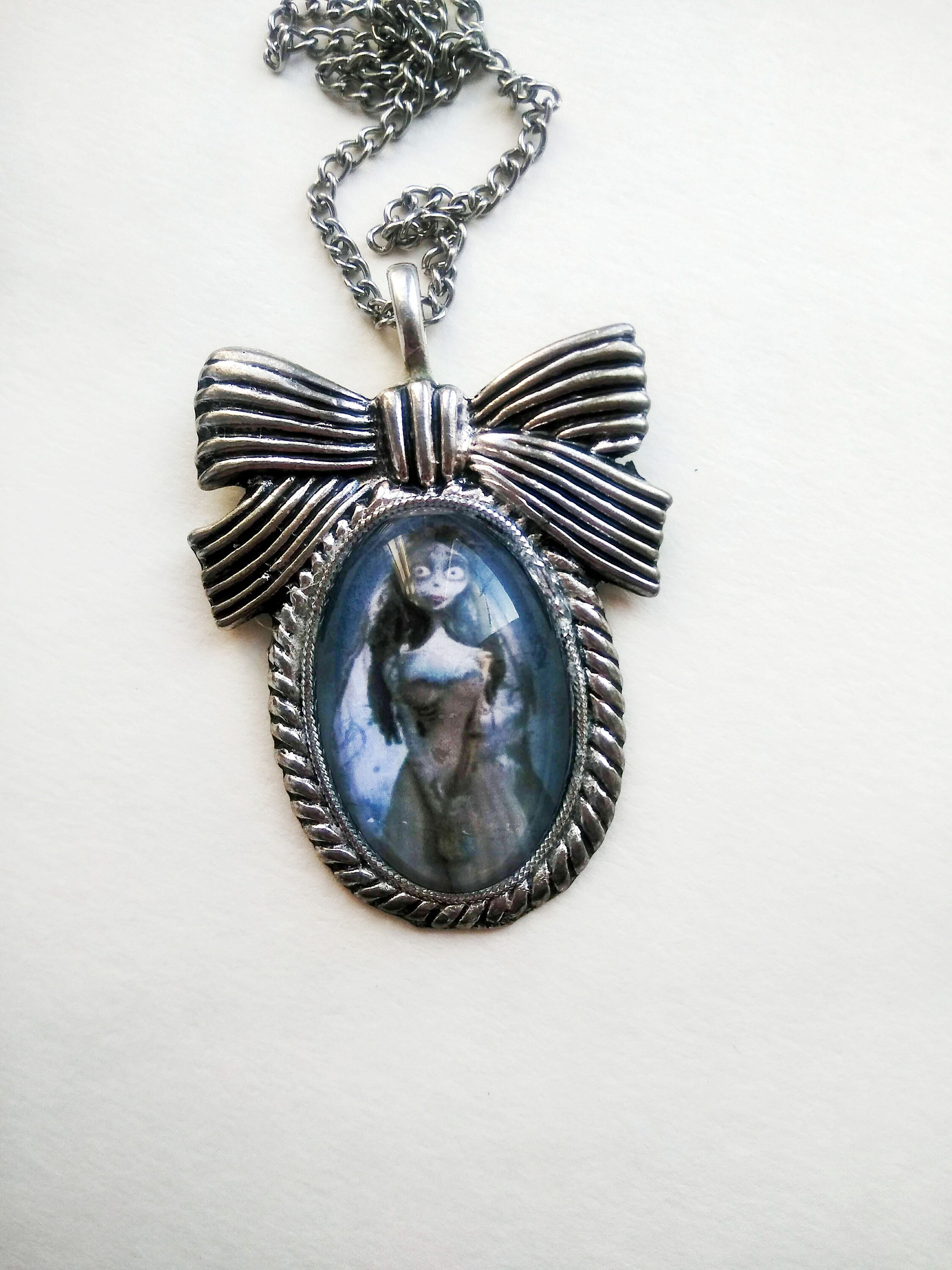 The Corpse Bride Necklace Horror Movie Portrait Pendant Tim Burton ...