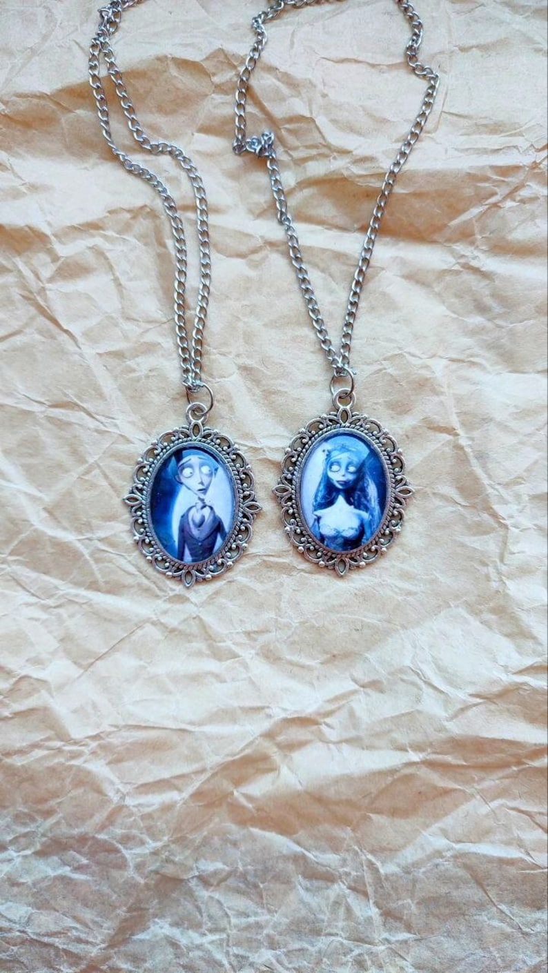 The Corpse Bride Necklace Corpse Bride Earrings Halloween - Etsy