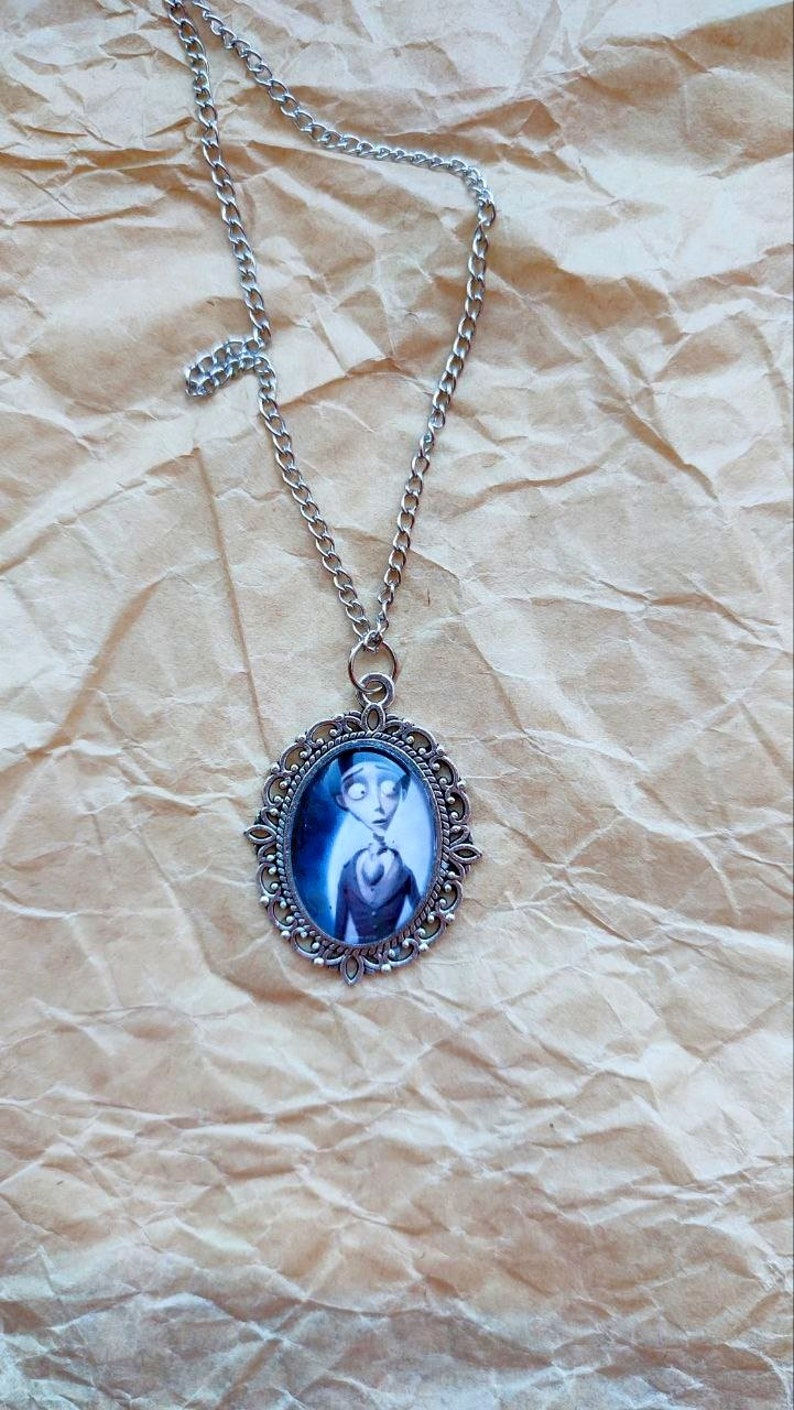 The Corpse Bride Necklace, Corpse Bride Earrings, Halloween Jewelry ...