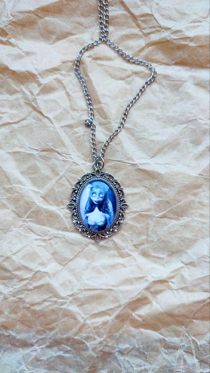 The Corpse Bride Necklace, Corpse Bride Earrings, Emily Earrings ...