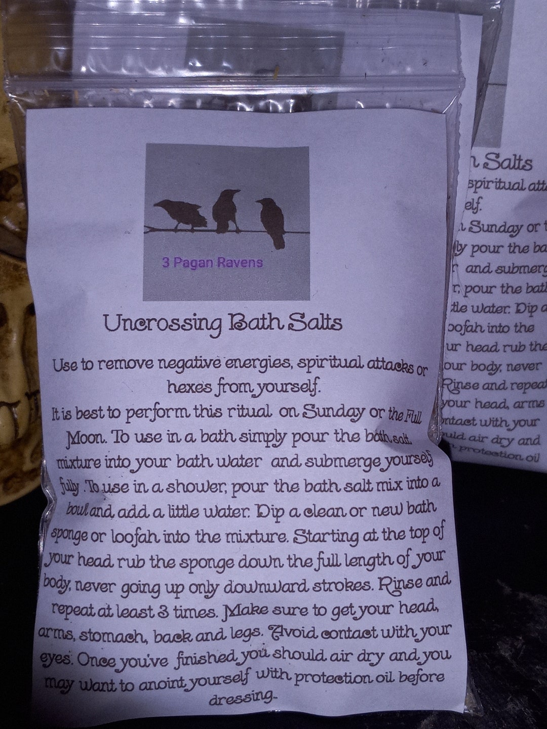 Uncrossing Bath Salts - Etsy