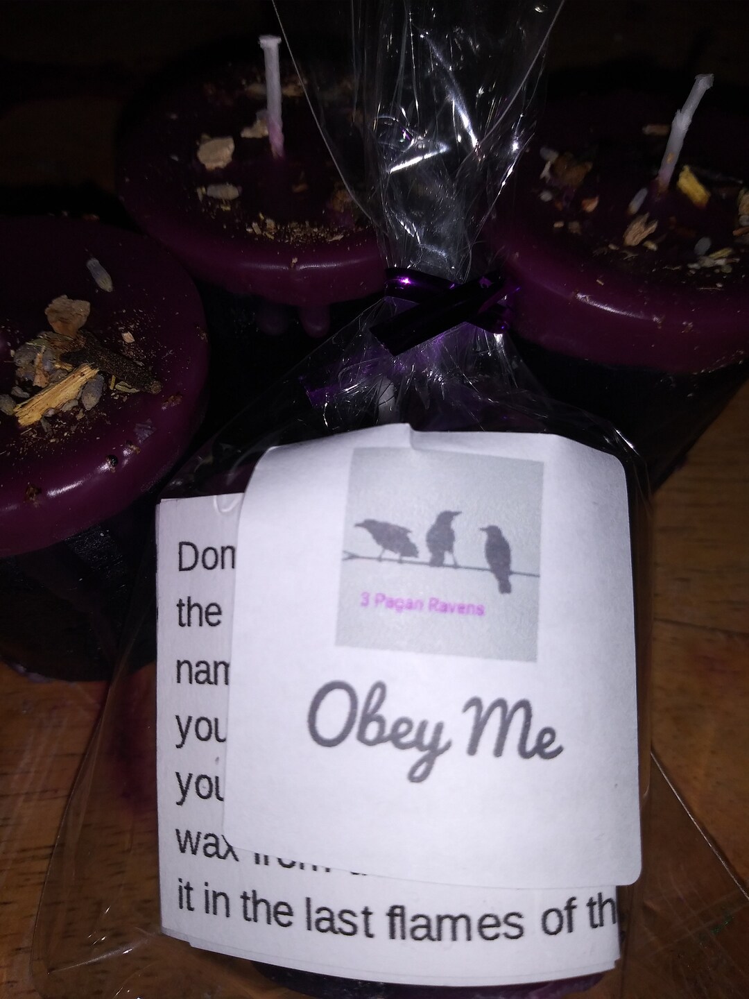 Obey Me Fixed and Loaded Spell Candle - Etsy