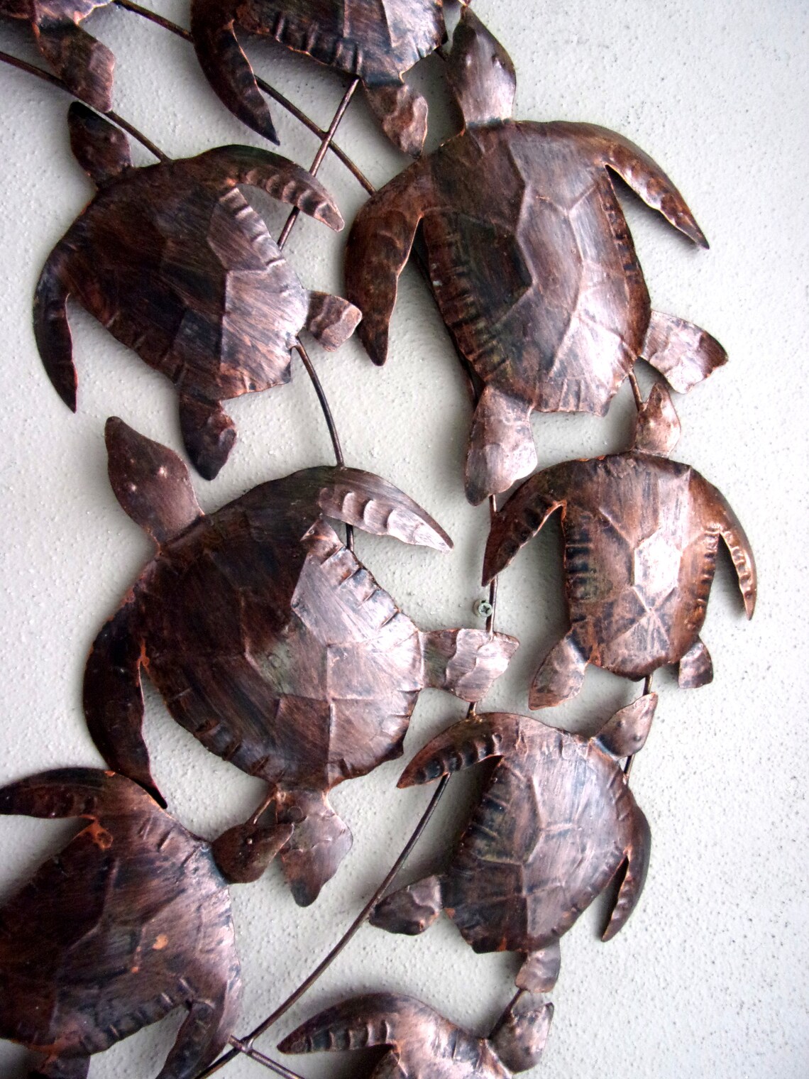 Copper Turtles Metal Wall Art Giant Hand Made Designer Turtle - Etsy UK