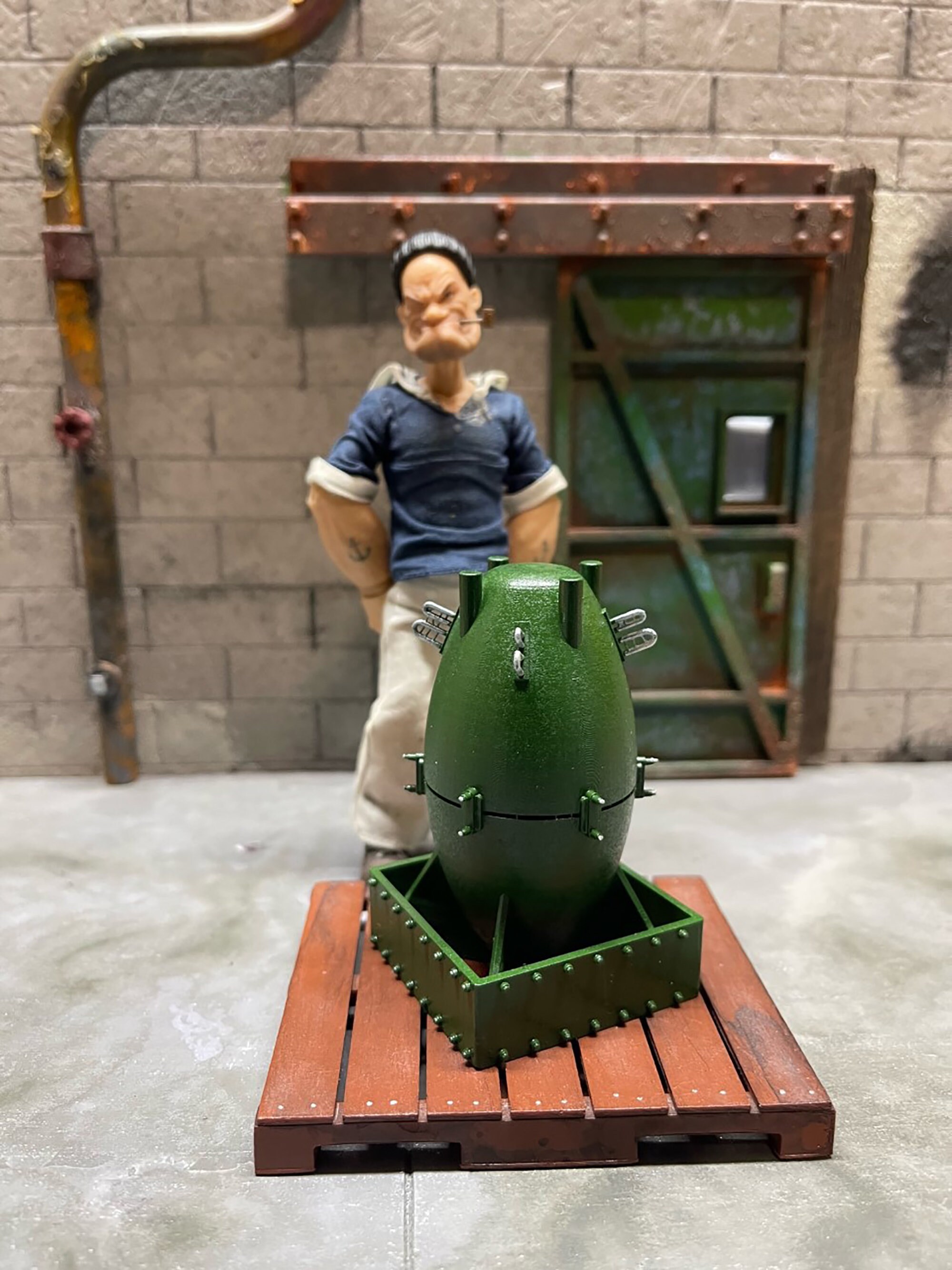 Miniature Military Prop STL Digital File. Fat Man Style - Etsy