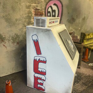 1:12 Scale Toy Miniature Dollhouse Diorama STL Digital File Ice Box Ice ...