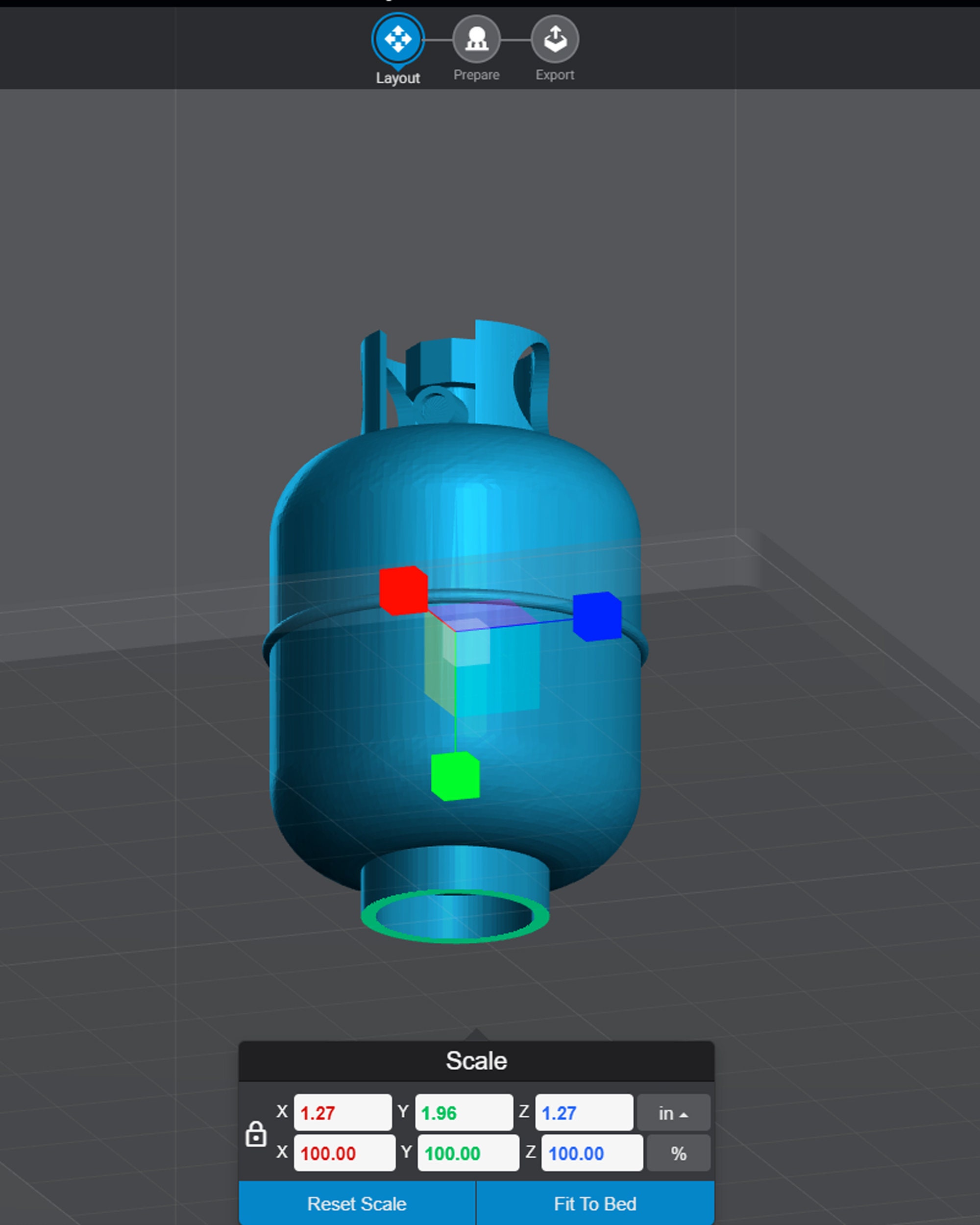 Detailed Replica Miniature Propane Tank STL File for Diorama - Etsy