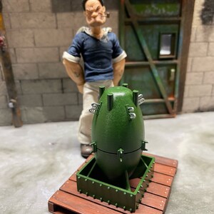 Miniature Military Prop STL Digital File. Fat Man Style Military 3d ...