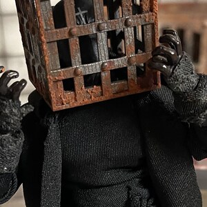 1:12 Scale Scary Creepy Eerie Horror Asylum Head Cage. Vintage Medical ...