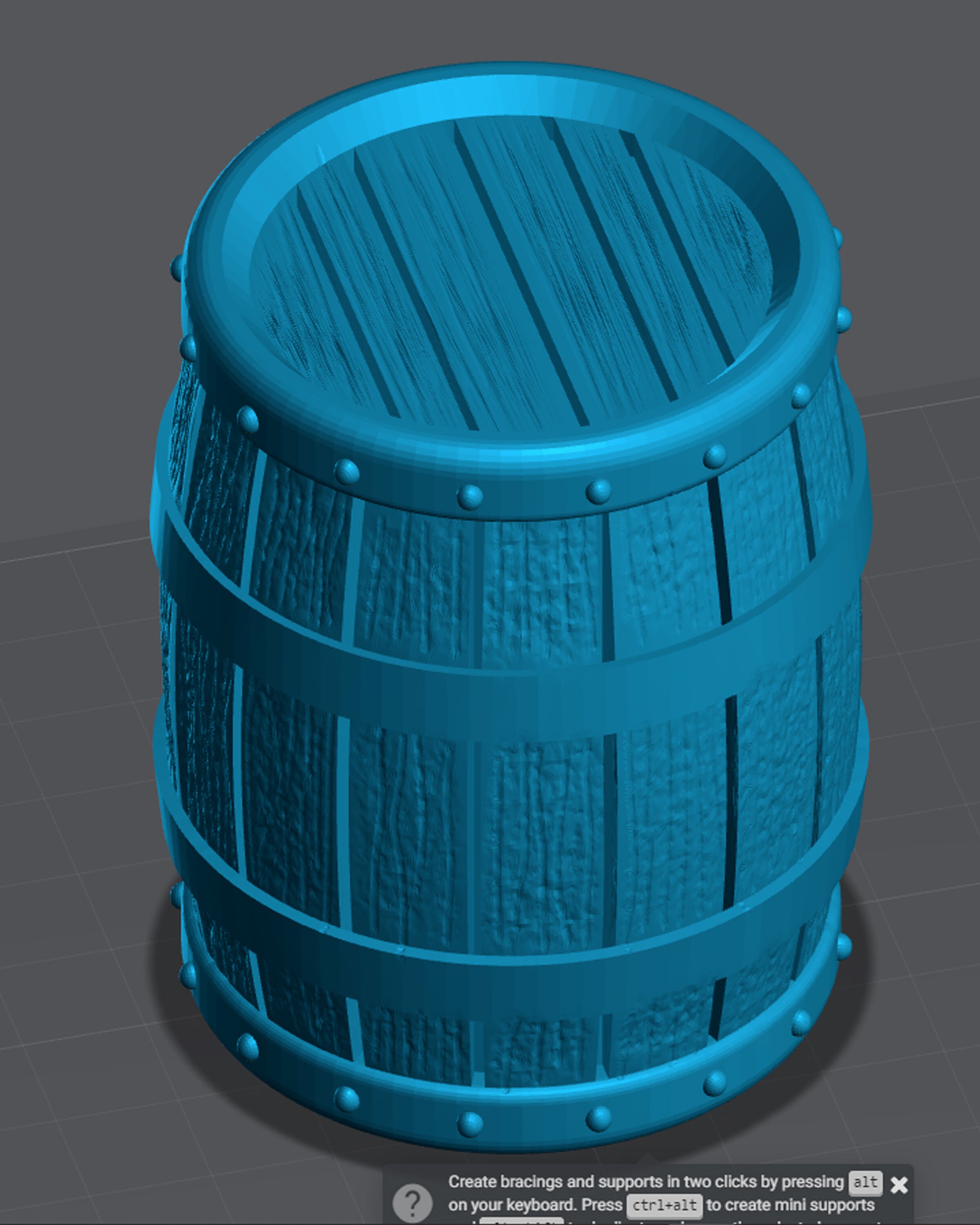 Miniature Wooden Barrels Wood Grain Detailed Diorama Accessory - Etsy