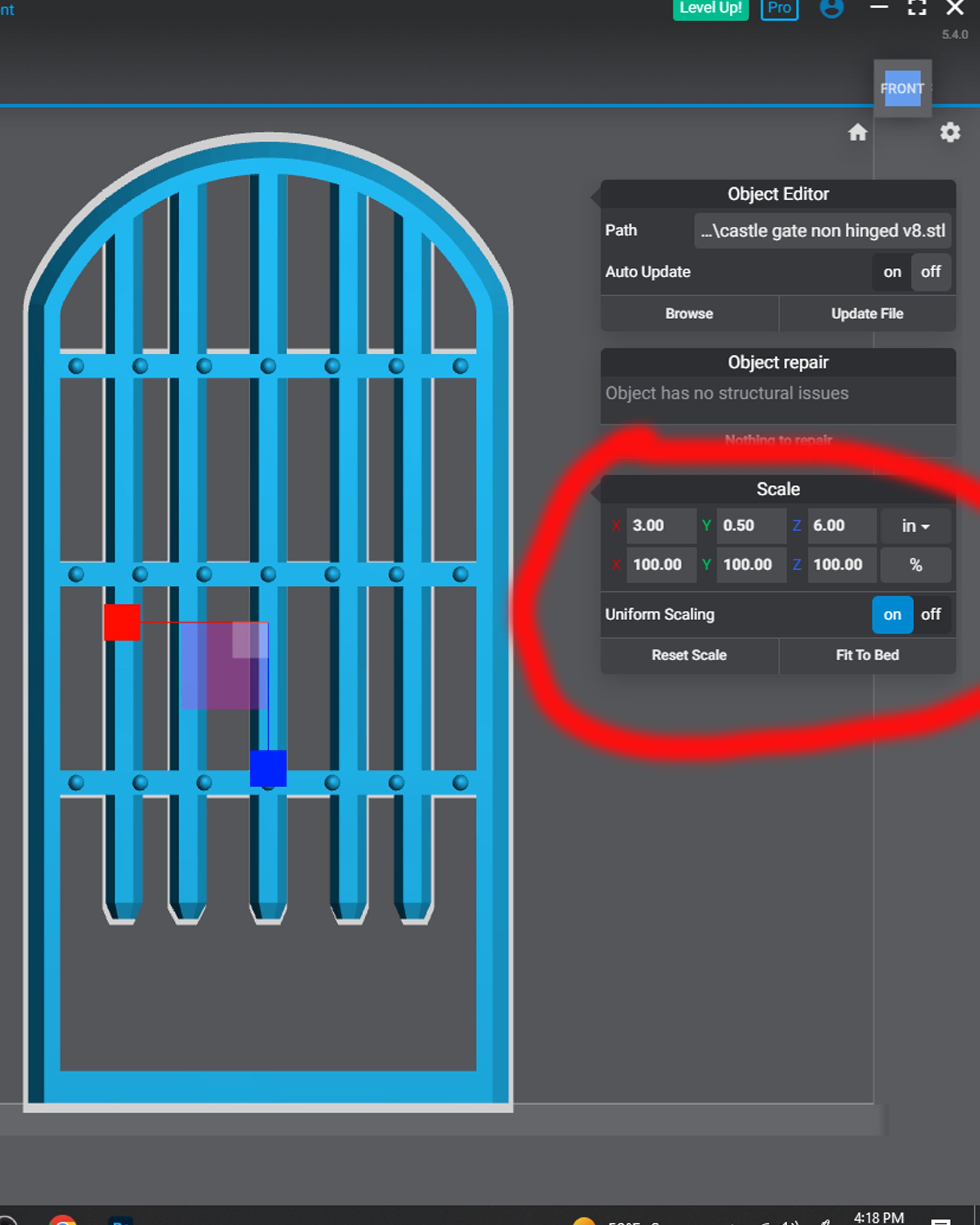 STL Digital File Dungeon Gate. Castle Entrance Diorama Gate Design ...