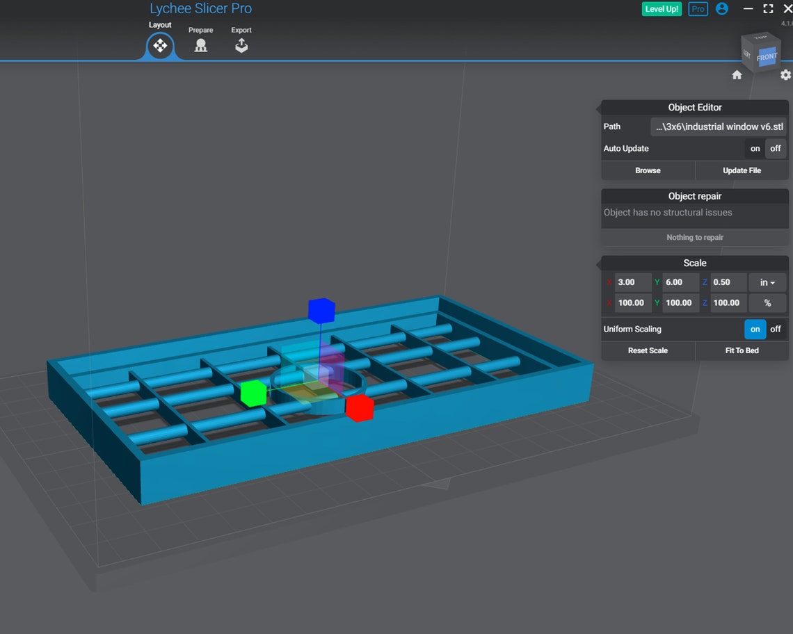 Detailed Long Window STL FILE Industrial Style 3x6 Ornamental - Etsy