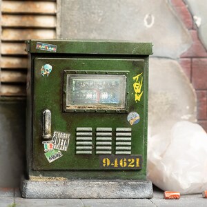 1:12 Scale Digital STL Miniature Electrical Utility Box. Sidewalk Style ...