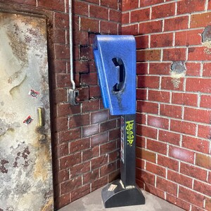 1:12 Scale Detailed Replica Miniature Free Standing Phone Booth Painted ...