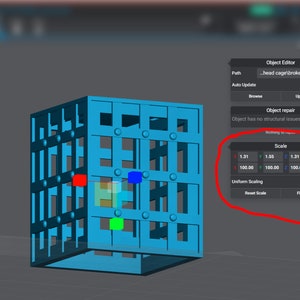 1:12 Scale Scary Creepy Eerie Horror Asylum Head Cage. Vintage Medical ...