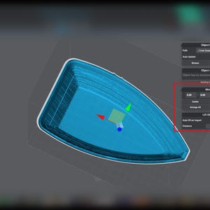 Digital STL File Row Boat 3 Piece Set With Paddles Wood Grained and ...