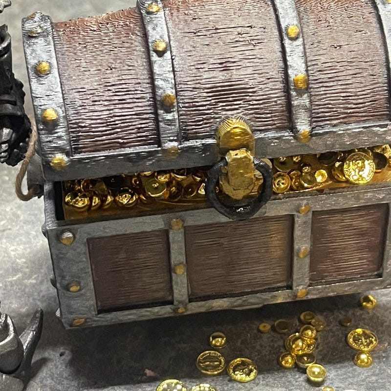 Gold Treasure Chests - Etsy