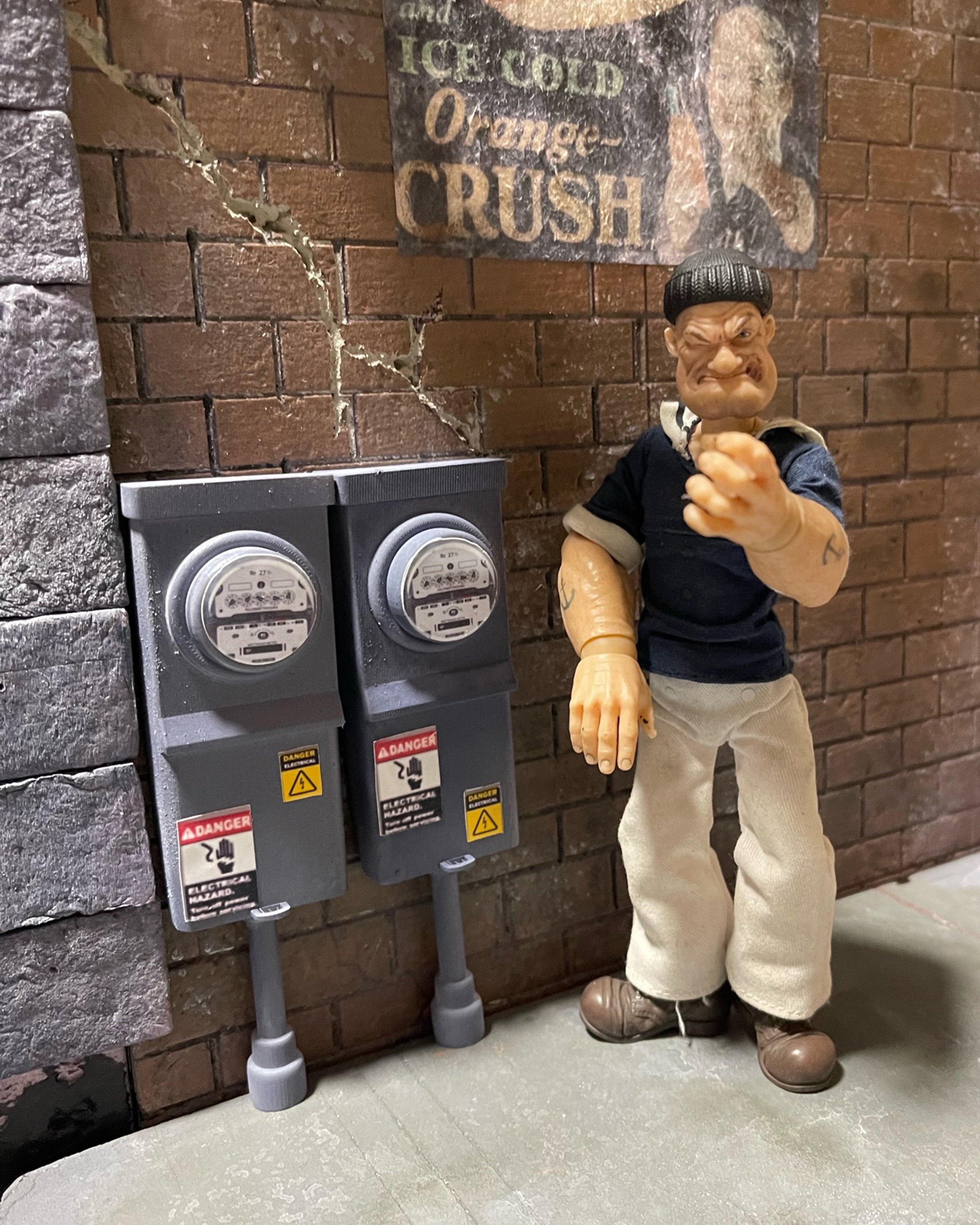 1:12 Scale Digital STL File Miniature Electrical Meter Breaker Box - Etsy