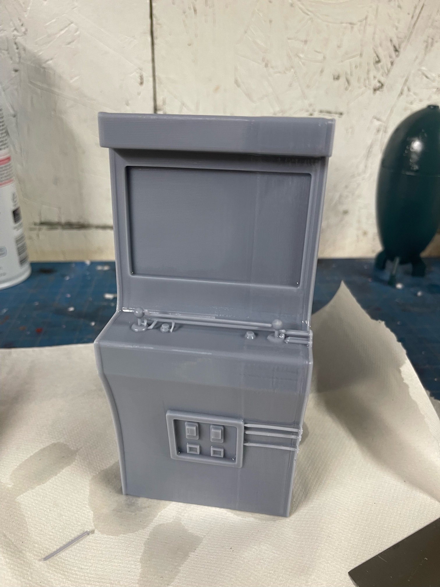 Detailed 80s Style Arcade Game Digital STL File. Arcade Style Dollhouse ...