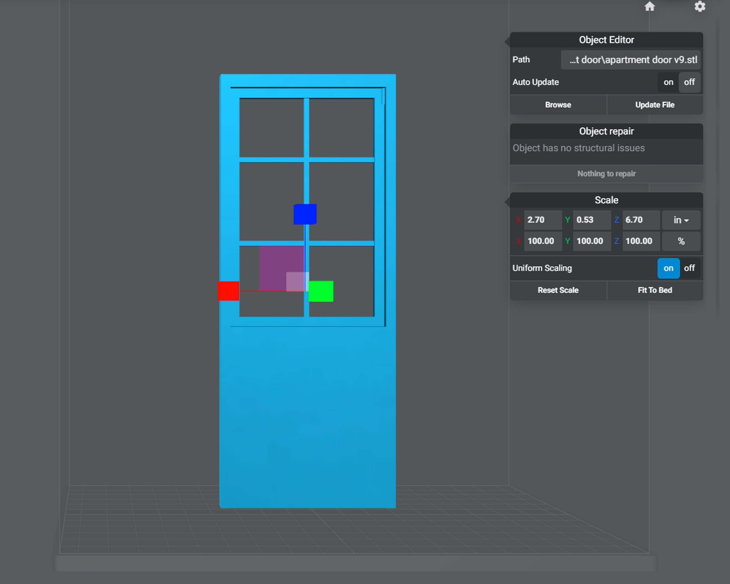 Detailed Door Frame With Door Digital STL File. Dollhouse Door - Etsy
