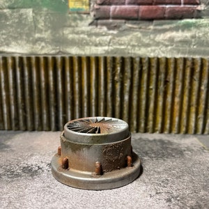 Rooftop Fan Exhaust Diorama Dollhouse Prop. 1/12 Scale Rooftop ...