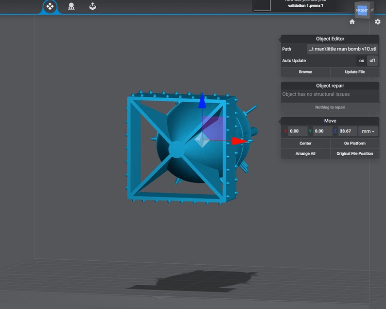 Miniature Military Prop STL Digital File. Fat Man Style - Etsy
