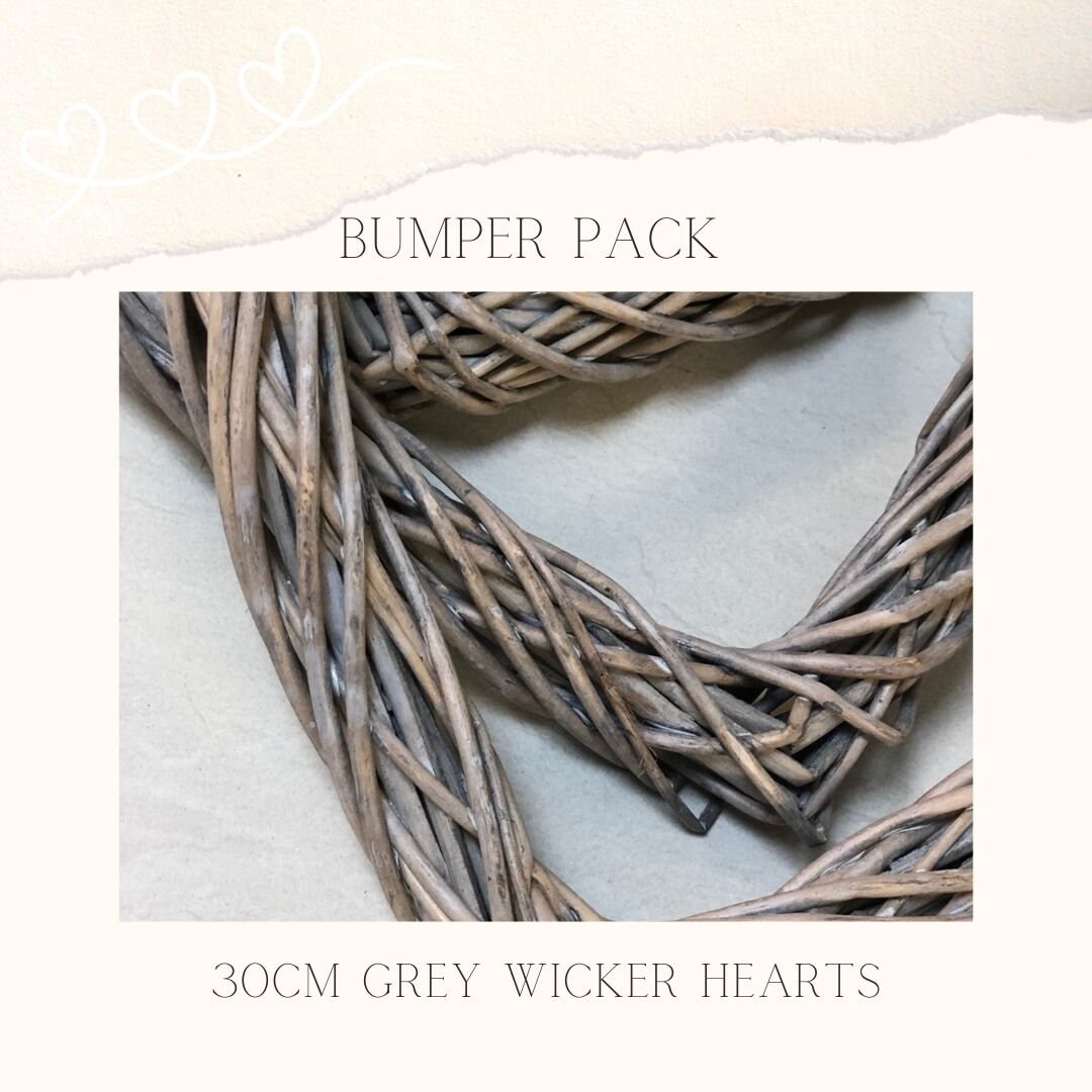 30cm Wicker Heart Shaped Wreath. Stripped Wicker Ring. Arts & - Etsy UK