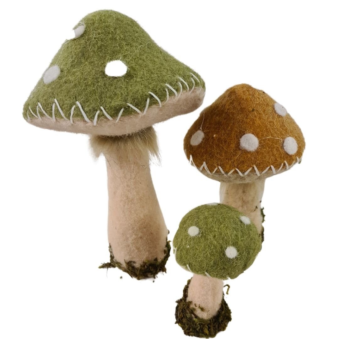 NEW: Felt Toadstool Character. Novelty Cute Toadstools. Home - Etsy