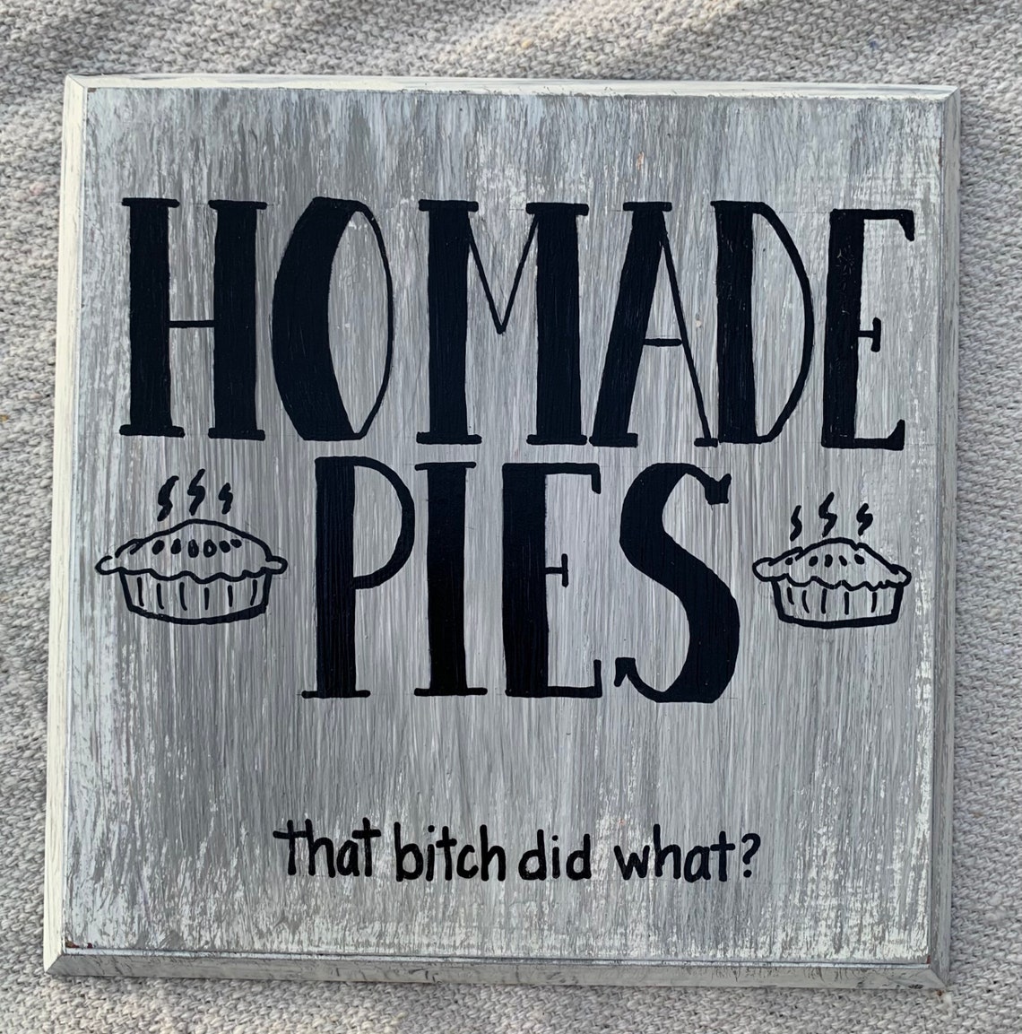 Ho Made Pies Signo de cocina divertida - Etsy España