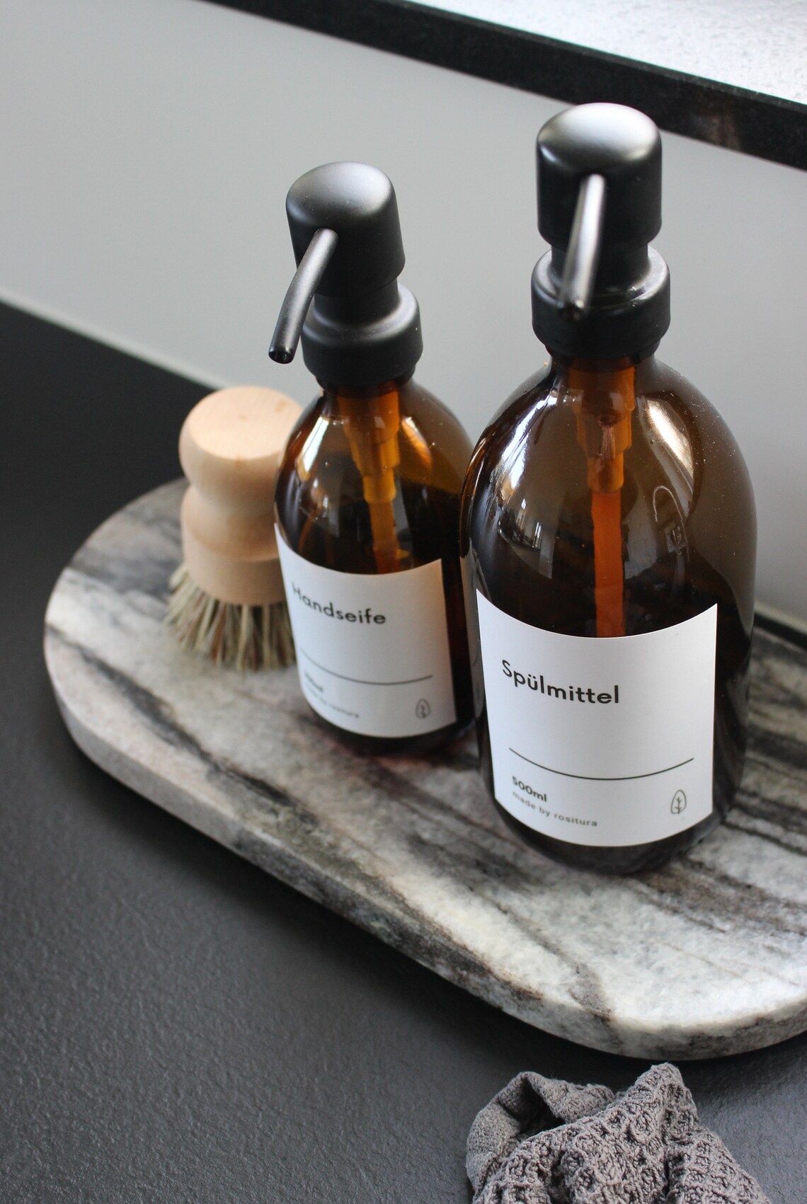 Customizable Soap Dispenser Made of 100% Recyclable Amber - Etsy