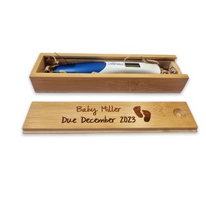Personalised Pregnancy Test Box, Baby Announcement, Baby Reveal ...
