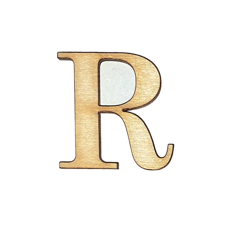 Wooden Georgia font Letters Large Small 2cm-40cm 4mm Thick | Etsy