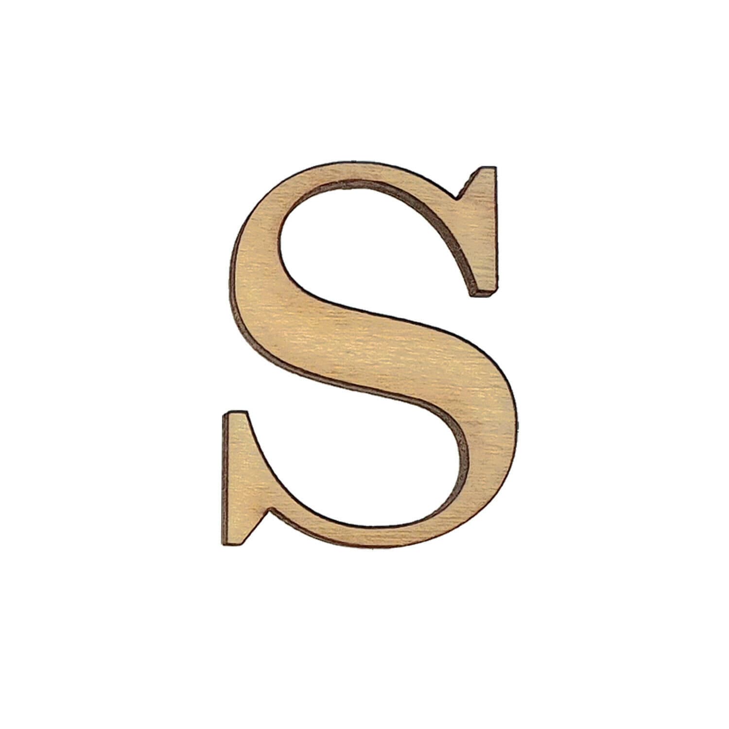 Wooden Georgia Font Letters Large Small 2cm-40cm 4mm Thick - Etsy