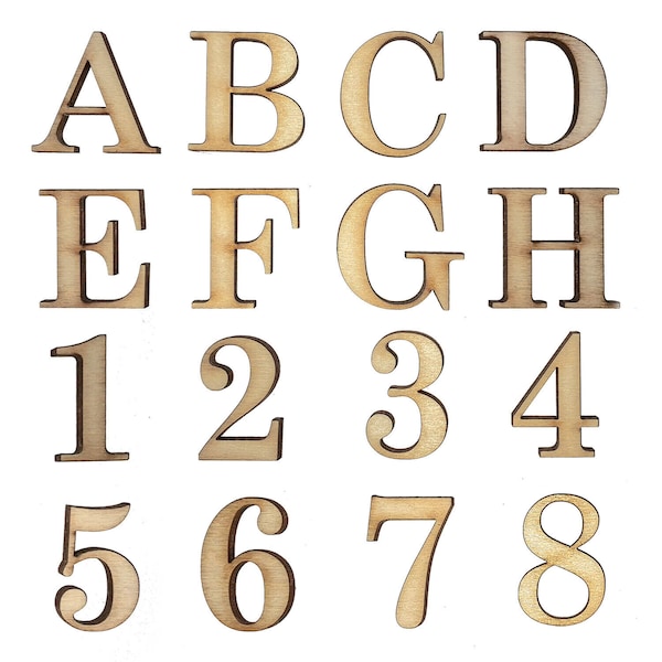 Wooden Letters 5 40cm Tall Sold Individual - Etsy Canada