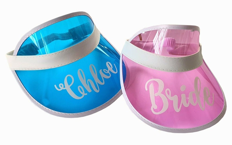 Retro Transparent Visor Cap Hat Jelly Plastic Poker Summer Personalized ...