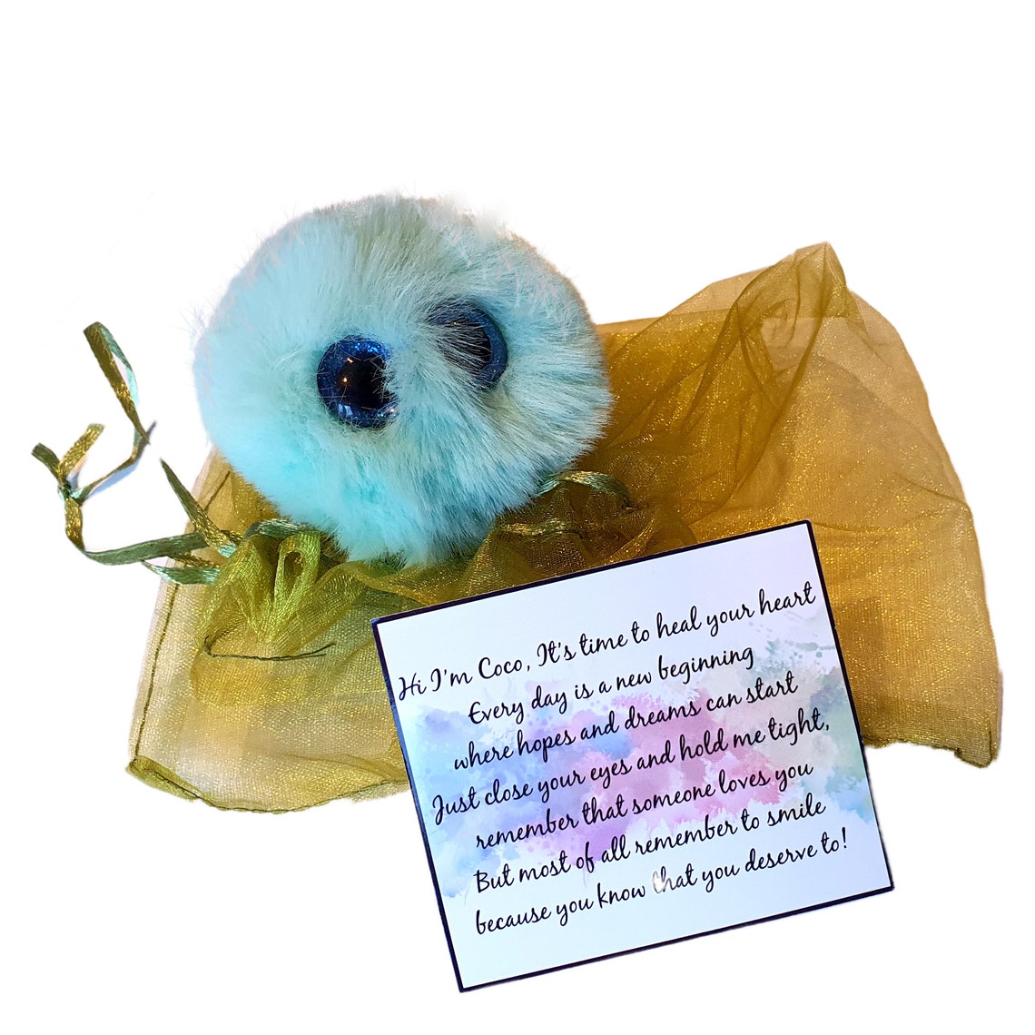 Anxiety Monster Coco, Worry Monster, Anxiety Relief Gift. Special Needs ...